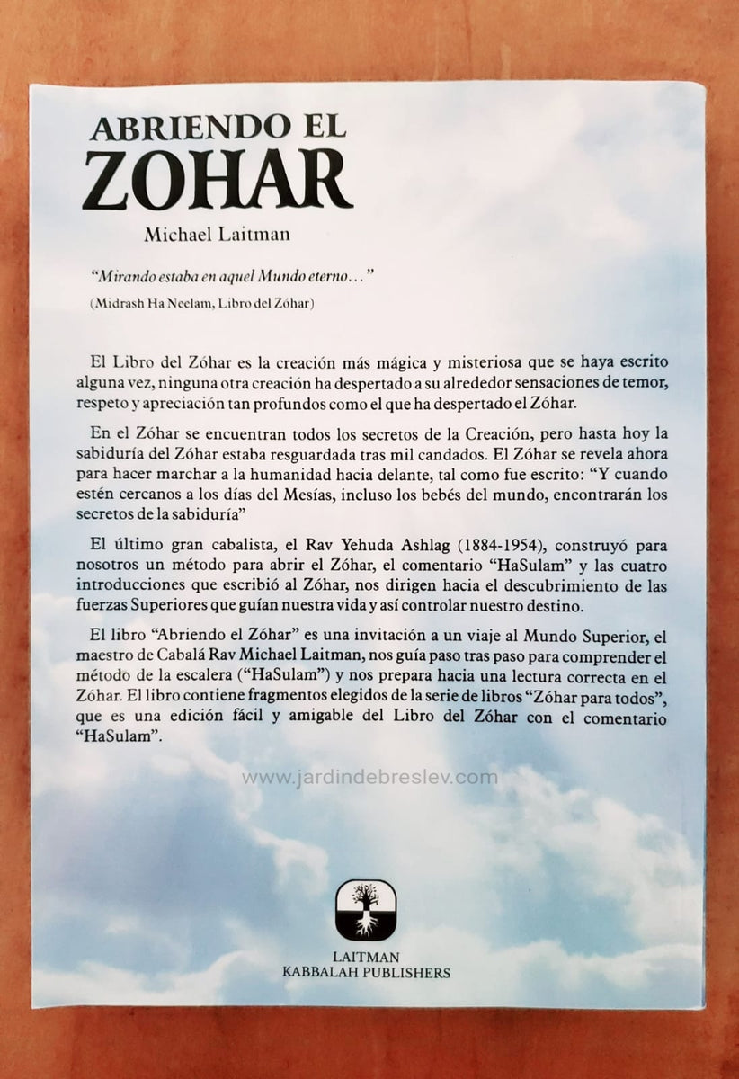 Opening the Zohar – El Jardín De Breslev